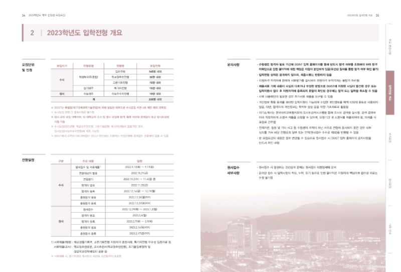 디지스트입결 Dgist 입시결과및 수능등급컷 대구경북과학기술원 2023학년도 신입생 모집요강 수시정시 면접 네이버 블로그