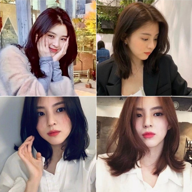 여자 연예인 중단발 헤어스타일ㅣc컬 S컬 레이어드컷 모음 네이버 블로그