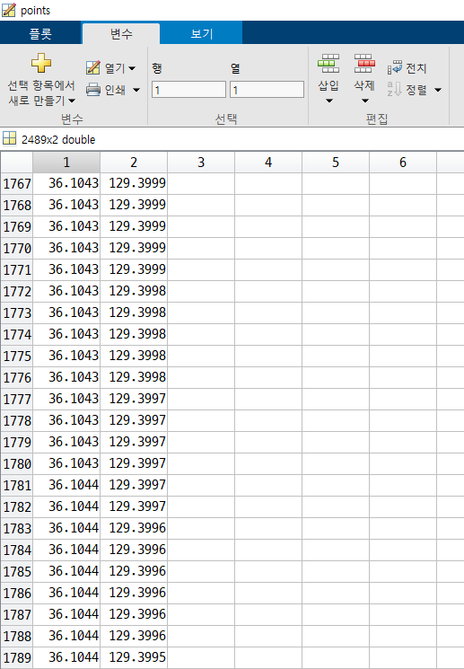 [MATLAB] Plot의 Datatip에 Index 행 추가하기 : 네이버 블로그