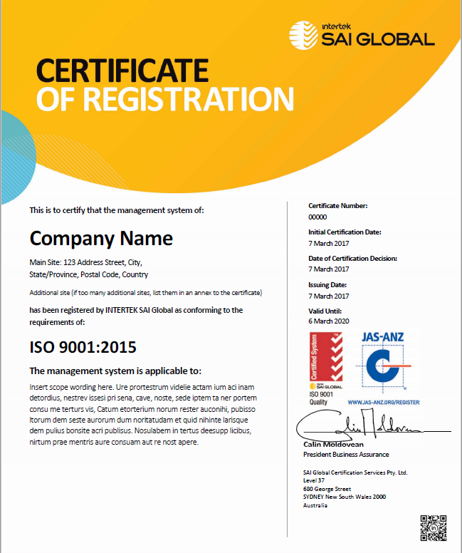 INTERTEK*SAI GLOBAL : 네이버 블로그