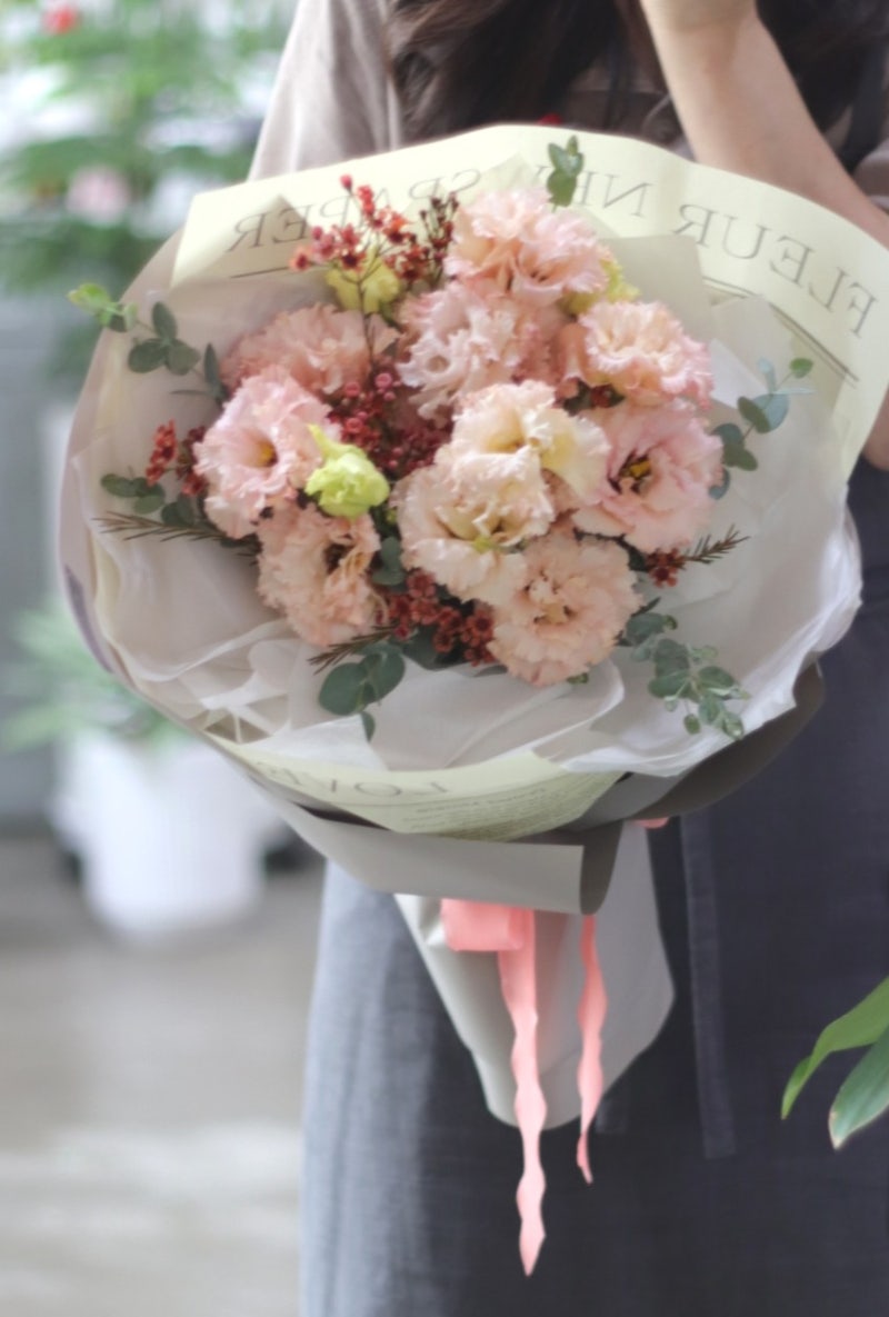 리시안셔스믹스 기념일꽃다발 울산꽃집 울산동구꽃집 당일꽃배달 퓨어플라워가든 네이버 블로그