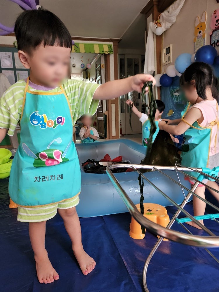 세하어린이집♥ 미역 놀이 네이버 블로그