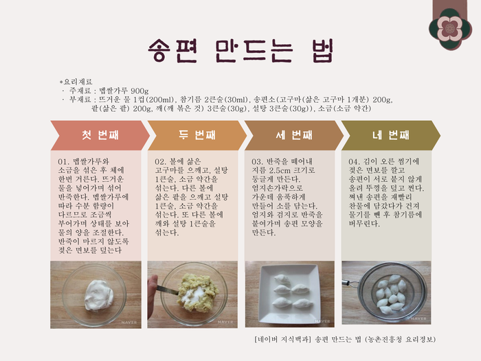 러퓨의 Ppt디자인 47 추석 송편 템플렛 디자인가을ppt전통ppt템플릿디자인한가위역사추석피피티갈색ppt