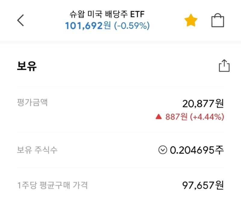 8월 SCHD 슈왑 ETF 미니스탁 소수점 투자(2022.8.26. by JIC 홀딩스) : 네이버 블로그