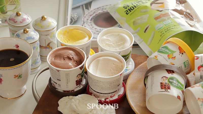 건강함과 달콤함을 담은 유기농 아이스크림 And 라이스칩 먹어봤어요 With 떼르드글라스 네이버 블로그