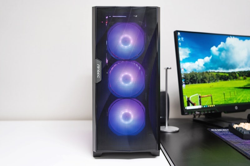 ARGB 지원 미들타워 케이스 안텍 Antec DF700 FLUX MESH 강화유리 : 네이버 블로그