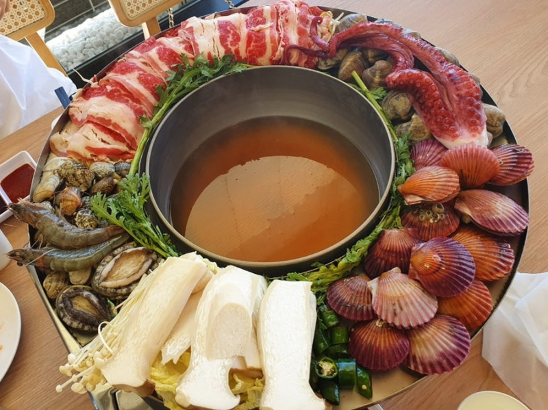오이도맛집 꽃쟁반해물칼국수 ‘ 바담칼국수 네이버 블로그