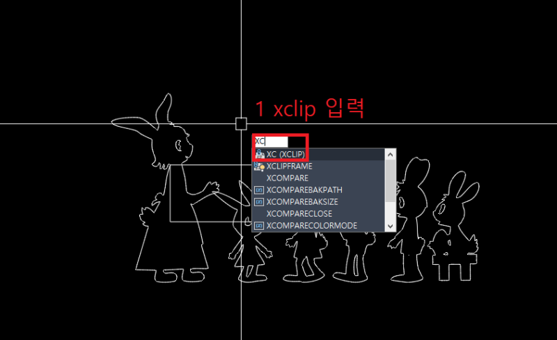 Cad 캐드 블록 자르기 외부참조 자르기일부 영역 가리기 네이버 블로그