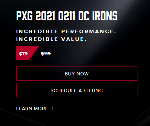 Pxg 직구 후기 1 0211 Dc 아이언 스펙선택 및 주문하기 네이버 블로그