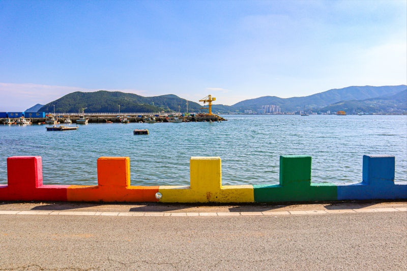 거제 옥화마을 1박2일 촬영지 거제 무지개해안도로 벽화마을 네이버 블로그