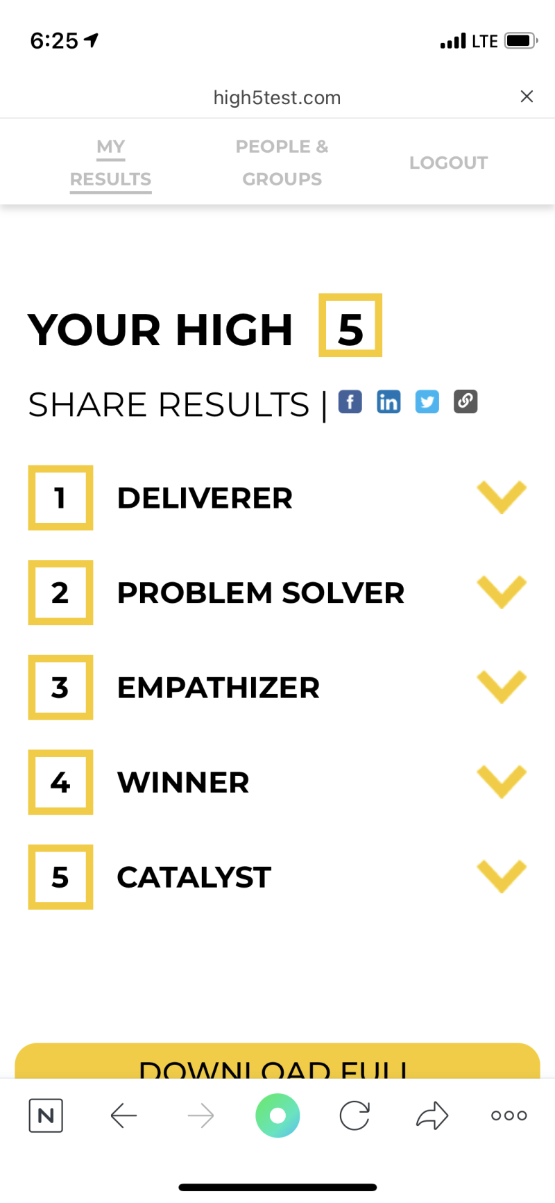 무료 강점검사 HIGH 5 TEST :: 5가지 강점 발견 테스트 : 네이버 블로그
