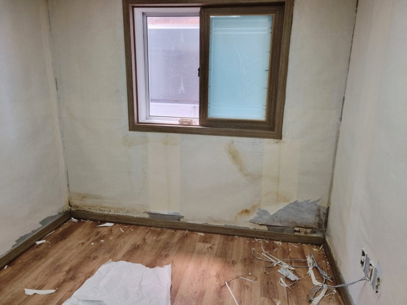 안산도배 사2동 빌라 거실 실크 방 합지시공 네이버 블로그
