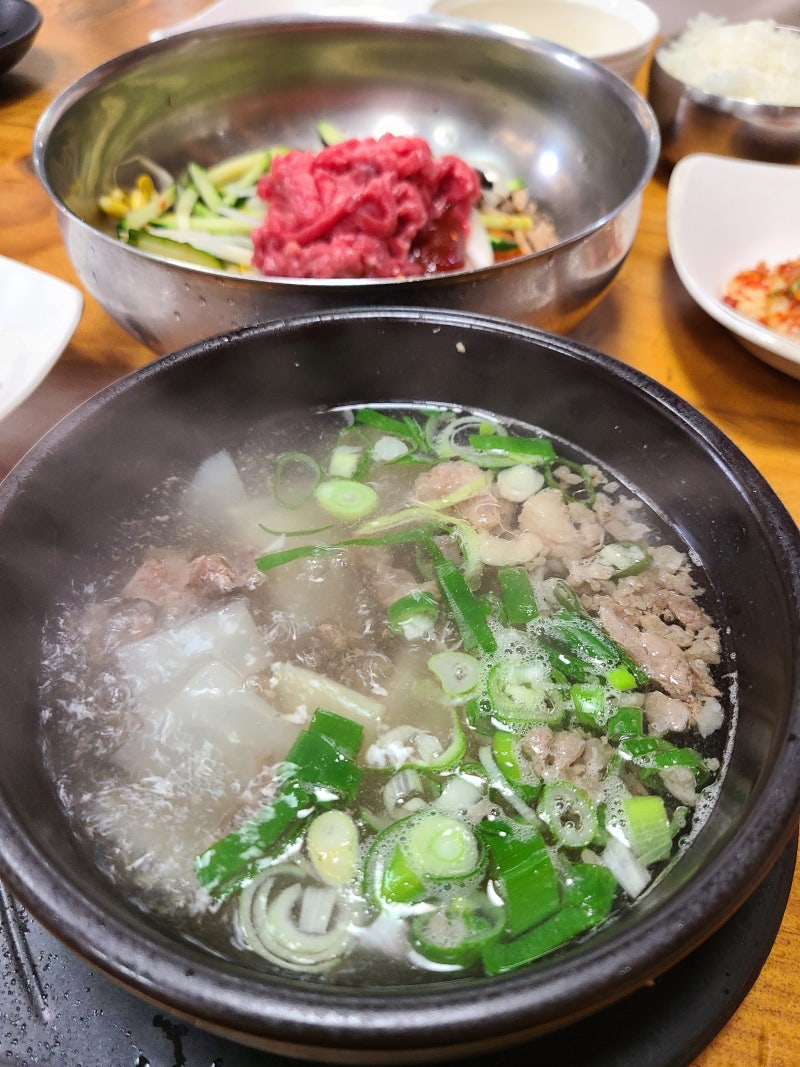 군산 한일옥 소고기무국 한우 육회비빔밥 맛있는 한식 맛집 네이버 블로그
