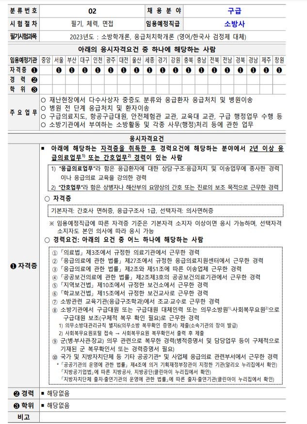 23년 소방공무원 구급 경채 응시자격 과목 응급처치학개론 확인하자 양승아 교수님 네이버 블로그