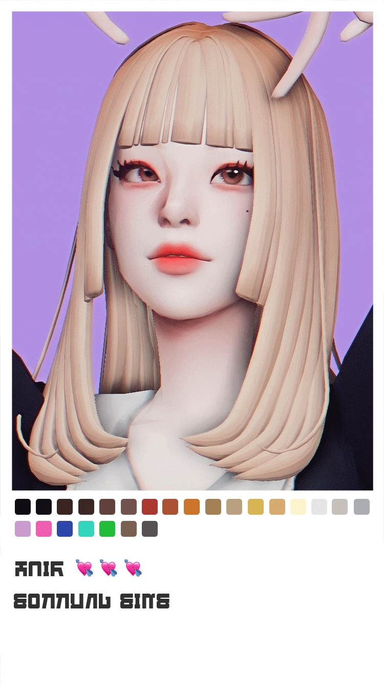 [심즈4] 맥시스 매치 CC템추천 : 헤어편(Hair) 52 : 네이버 블로그