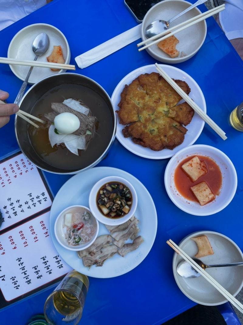 종로 맛집 유진식당 낙원상가 앞 평양냉면 녹두전 야장 낮술 Ft 허영만의 백만기행 네이버 블로그