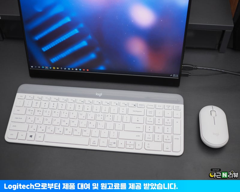 로지텍 MK470, 깔끔한 데스크테리어를 위한 무소음 무선 키보드 마우스 세트 : 네이버 블로그