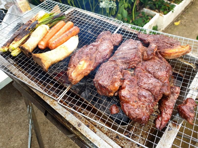 농라 한우2등급 직화 스테이크와 제수용 산적 2등급 숙성등심 네이버 블로그
