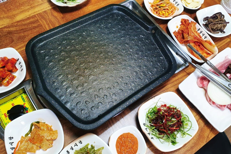통일식당 청주 서문동 삼겹살거리 10시오픈 식당 돌판삼겹살맛집 통일생삼겹살 네이버 블로그