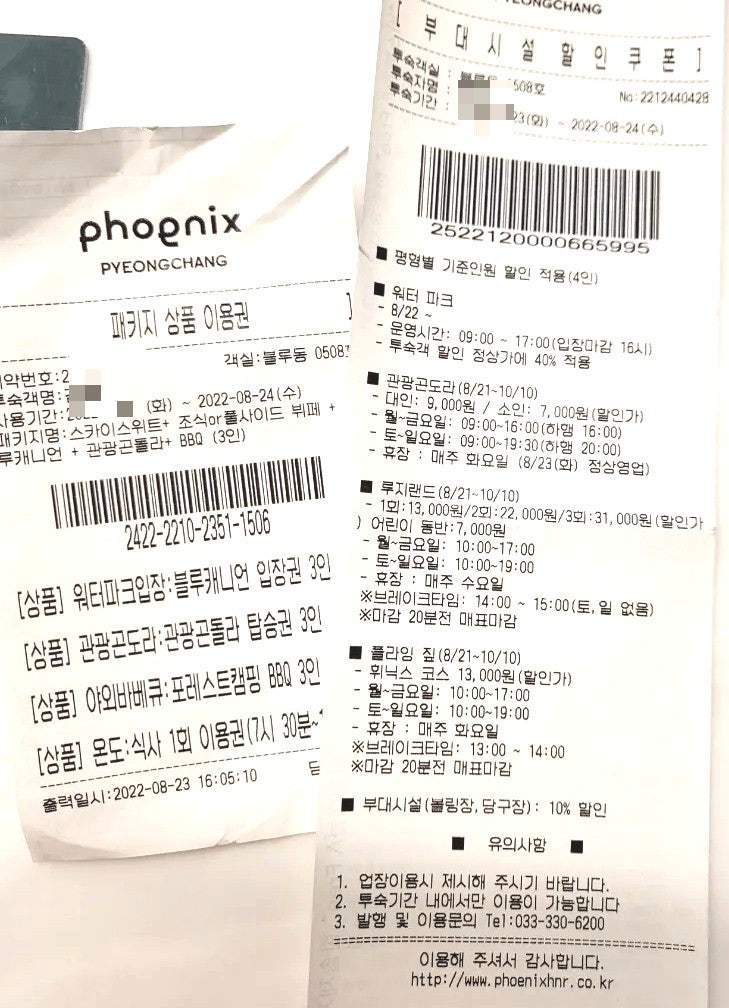 평창휘닉스파크 패밀리 올인클루시브 패키지 후기내돈내산 네이버 블로그