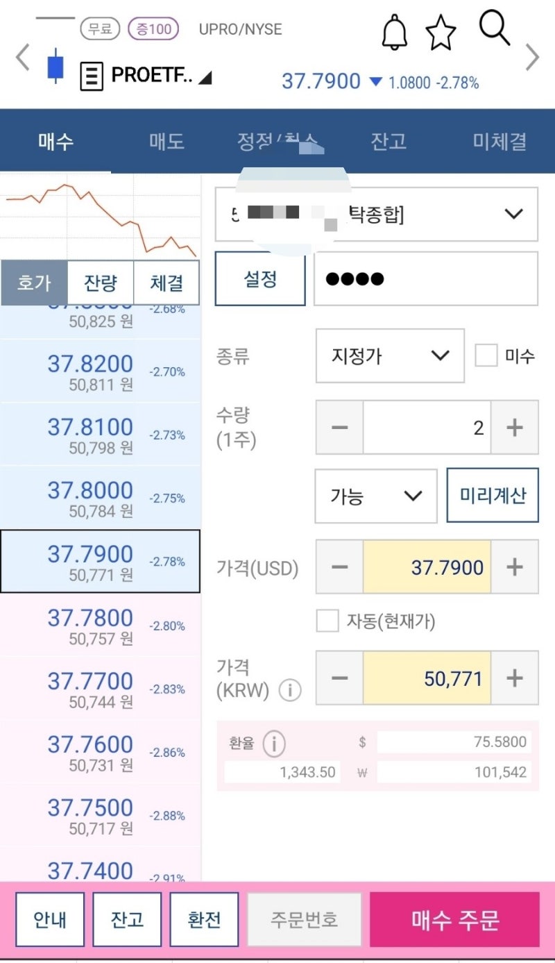 오마일 분할매수 따라하기, UPRO ETF, s&p 500 3배 레버리지 : 네이버 블로그