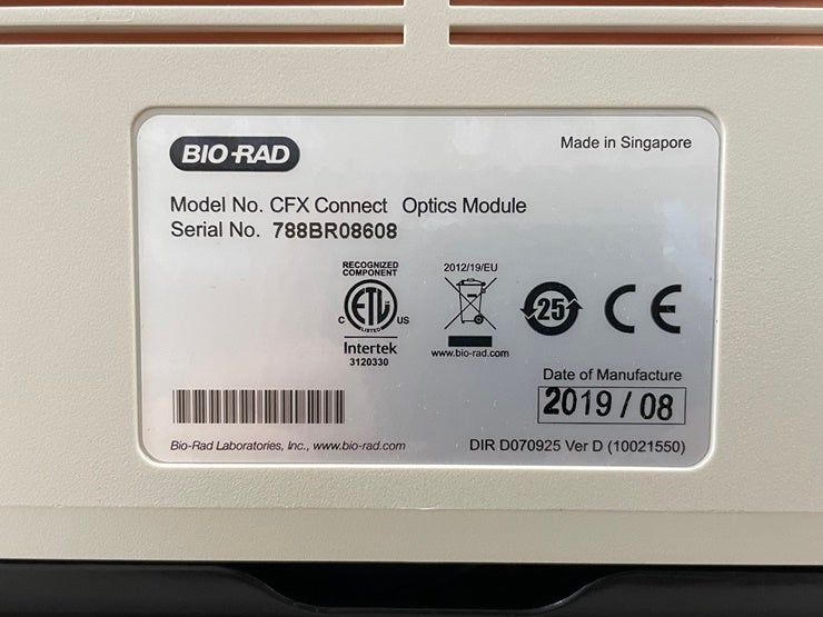 Bio-Rad CFX Connect Real-Time PCR Detection System (SP71) : 네이버 블로그