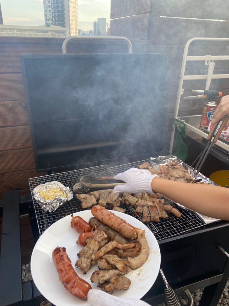 [동대문,건대 파티룸] 생일파티 하기 좋은 루프탑 파티룸 ‘스페이스무노’ 이용후기! : 네이버 블로그