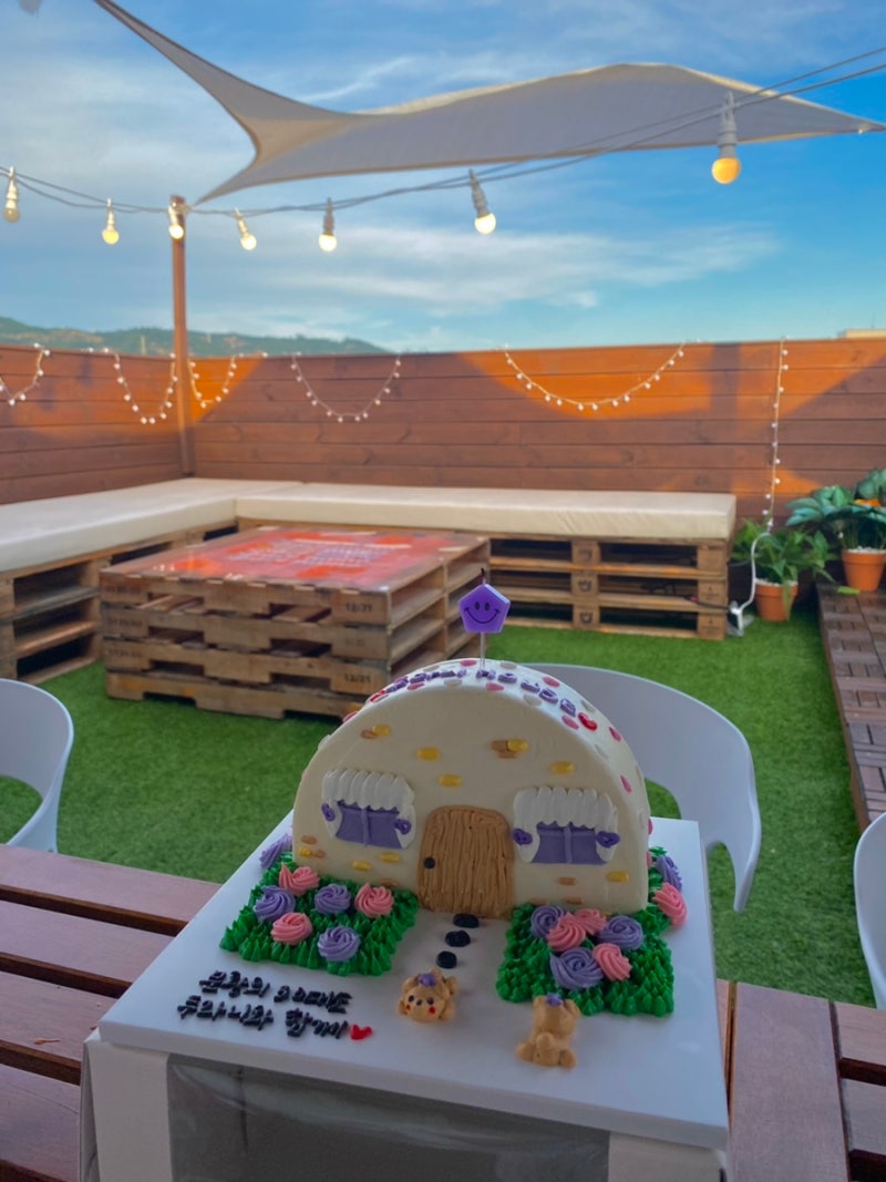 [동대문,건대 파티룸] 생일파티 하기 좋은 루프탑 파티룸 ‘스페이스무노’ 이용후기! : 네이버 블로그