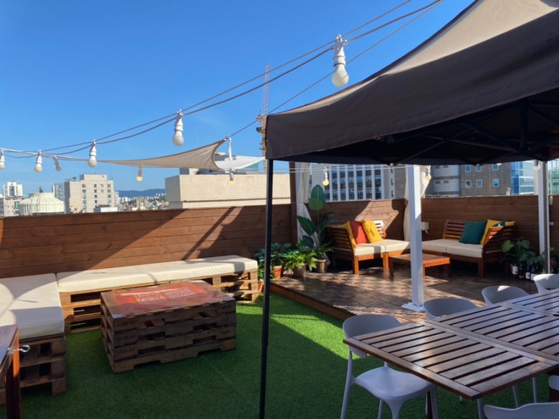 [동대문,건대 파티룸] 생일파티 하기 좋은 루프탑 파티룸 ‘스페이스무노’ 이용후기! : 네이버 블로그