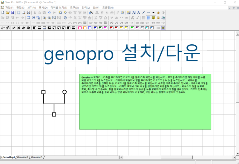 [제노프로] GenoPro 2020으로 가계도 만들기 : 네이버 블로그