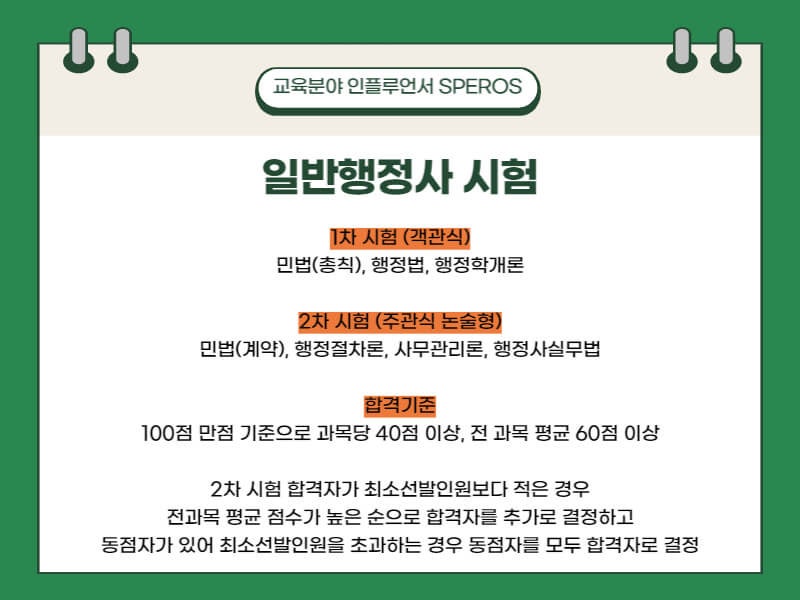 일반행정사 시험 난이도 및 합격률 알아보기 네이버 블로그