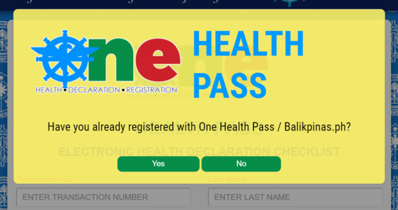 필리핀 입국 원헬스패스 One Health Pass 최신 작성방법, 필리핀 세부 여행 무비자 정보 : 네이버 블로그