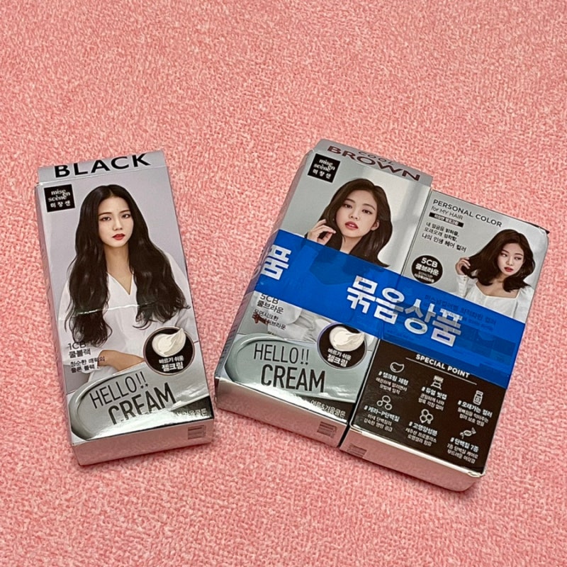 미쟝센 염색약 헬로크림 쿨브라운and쿨블랙 젤크림 셀프염색 추천 네이버 블로그