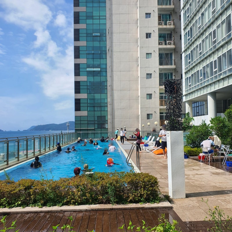 부산여행 숙소 부산 해운대 코오롱 씨클라우드 호텔 디럭스 슈퍼트윈 수영장 솔직후기 네이버 블로그