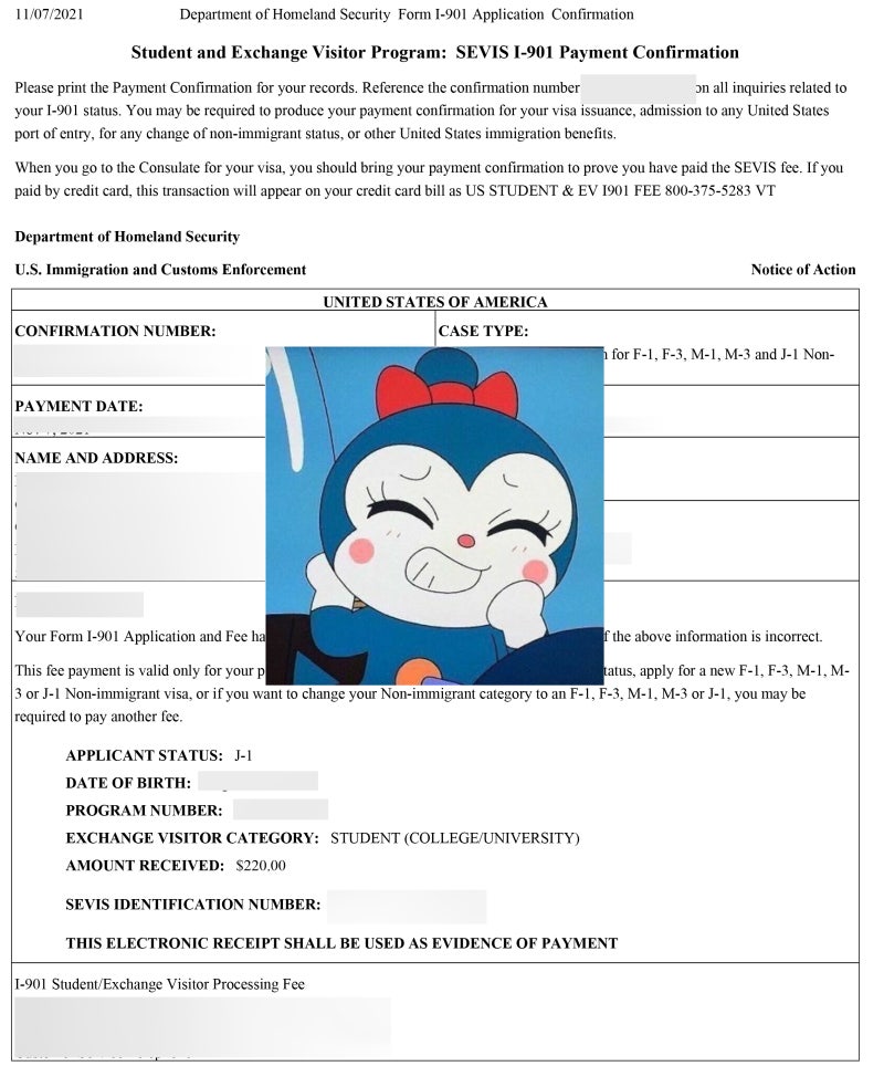 미국 학생 비자 : SEVIS Fee (I-901) 결제 방법 & 이유 : 네이버 블로그