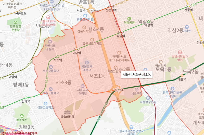 서울한바퀴 서초구 서초동 주요 아파트1 래미안리더스원 래미안에스티지s 서초그랑자이 아크로클라우드파크 롯데캐슬