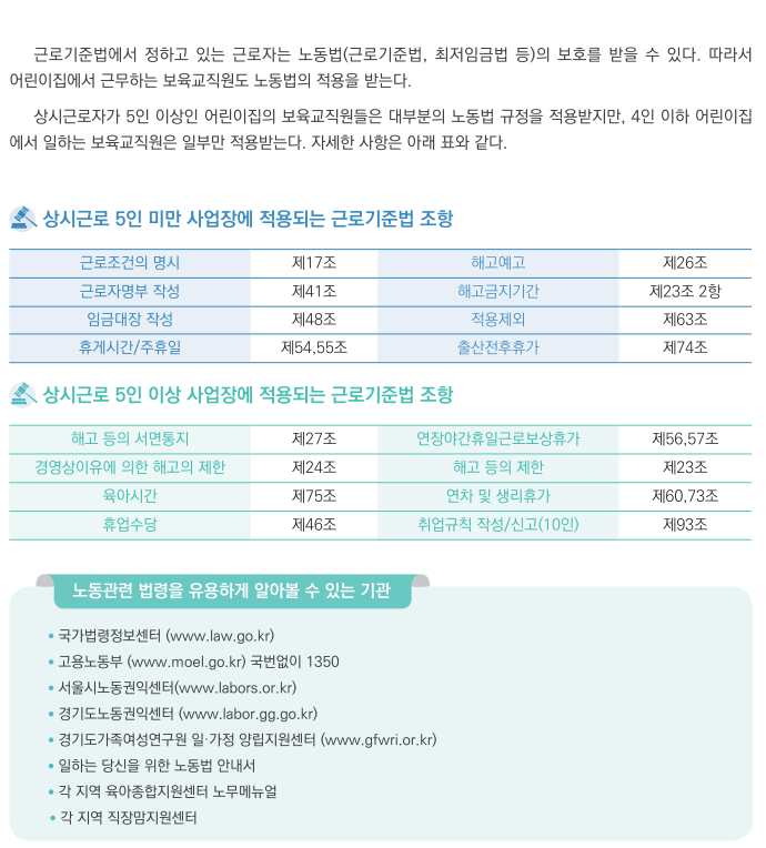 보육in인사이트 2022년 표준취업규칙hwp 어린이집취업규칙 신고방법 취업규칙 작성법의견서의견청취서취업규칙신고서