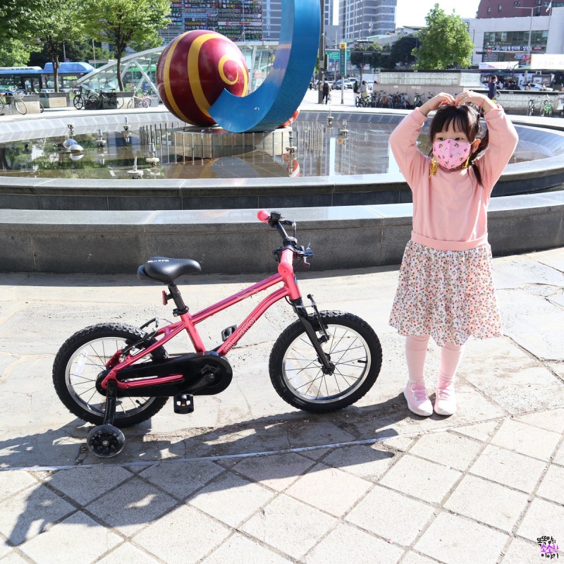 유아 네발자전거 마이크로바이크 16인치 진심 담은 후기 네이버 블로그