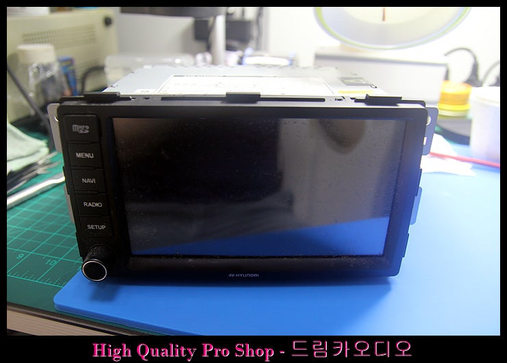 포터2 특장 냉동탑차 순정 네비게이션 고장 메인보드 수리~ 전원불량 블랙아웃 백화현상 대전 포터 네비 당일수리