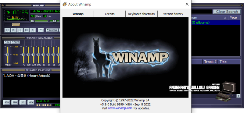 윈앰프 5.9 최종 버전 다운로드 / WINAMP 5.90 Build 9999 Final : 네이버 블로그