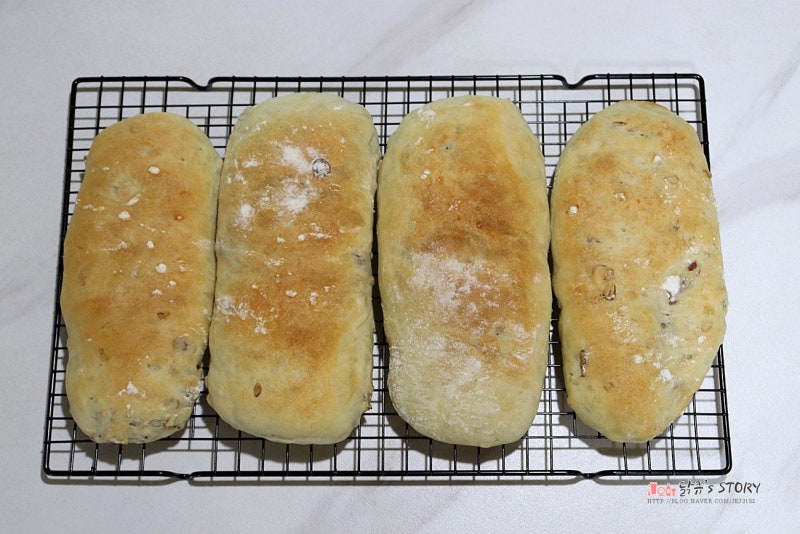 무반죽 아몬드 치아바타 만들기 만드는 법 홈베이킹 빵만들기 네이버 블로그