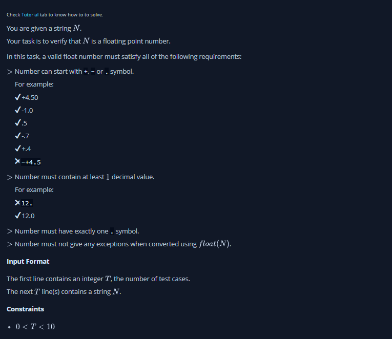 Python HackerRank 문제 58 - Detect Floating Point Number : 네이버 블로그
