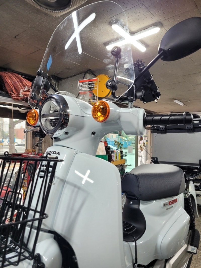 혼다 슈퍼커브 Supercub 브이시스 Vsys 2채널 바이크전용 블랙박스 장착 부산대왕모터스 네이버 블로그