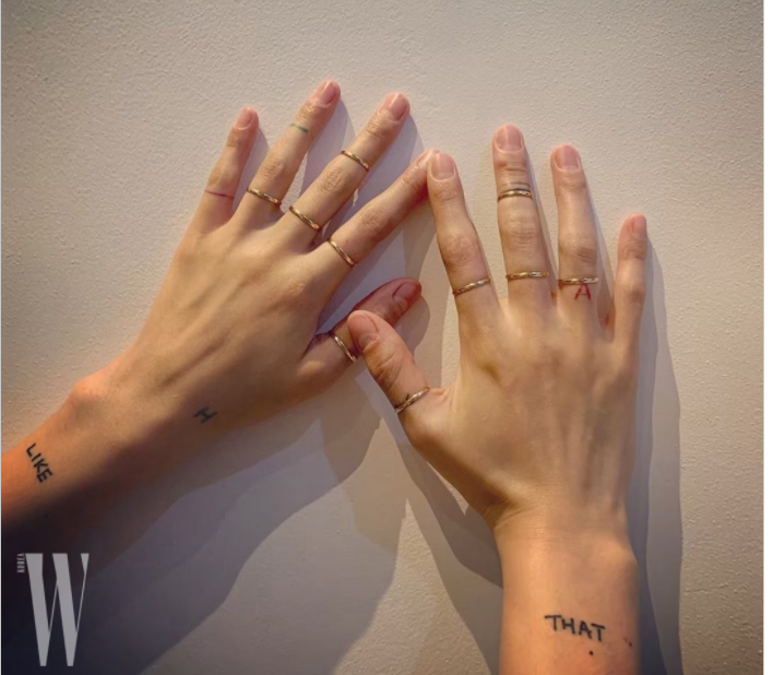 여자 타투 추천 부위 모음 현아 공효진 손 목 쇄골 다리 네이버 블로그