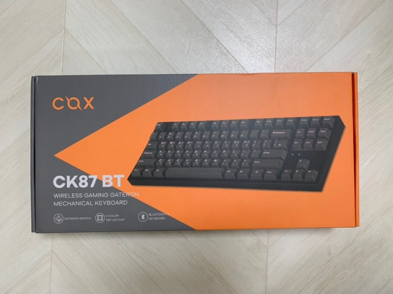 콕스 CK87 BT 갈축 사용후기 (타건 소음, 블루투스 연결방법, 가성비 무선 기계식 키보드 입문용 추천) : 네이버 블로그