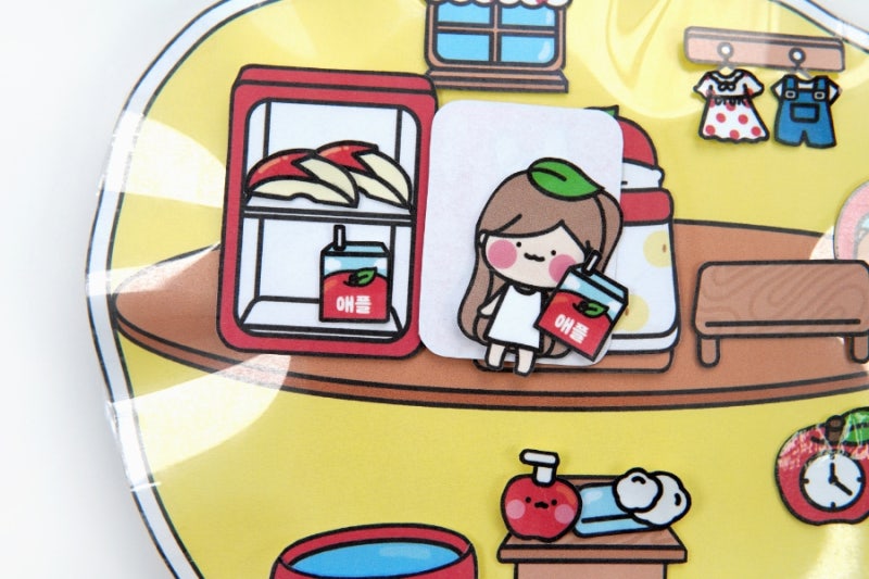 🍎사과 집 꾸미기 스퀴시북 Diy 네이버 블로그