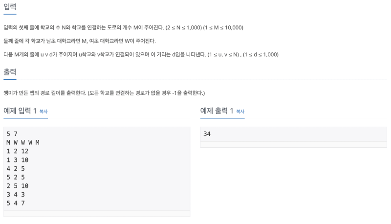 [BOJ 14621] 나만 안되는 연애 (Node.js) : 네이버 블로그