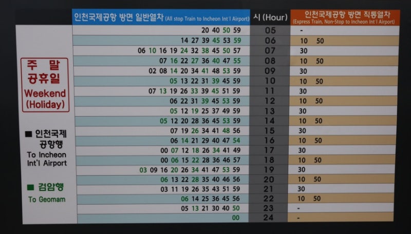 공항철도 서울역에서 인천공항 직통열차 할인 예매방법시간표요금 네이버 블로그