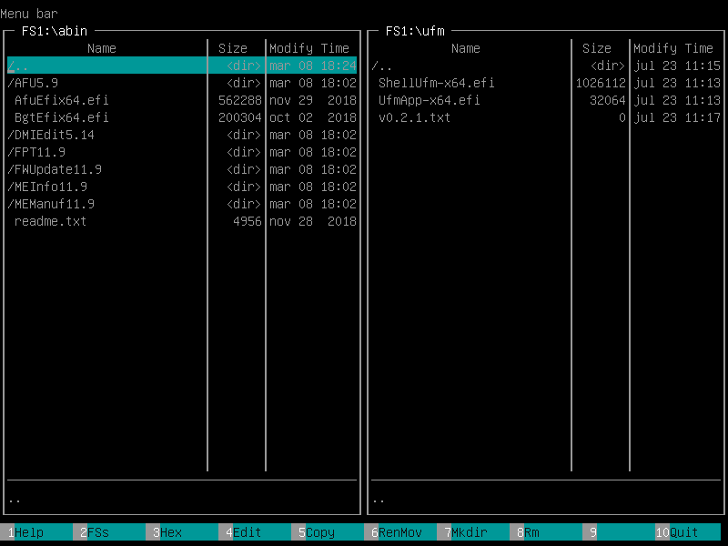 UEFI 쉘를 DOS 처럼 사용하기 2부 - UEFI = 작은 OS? : 네이버 블로그
