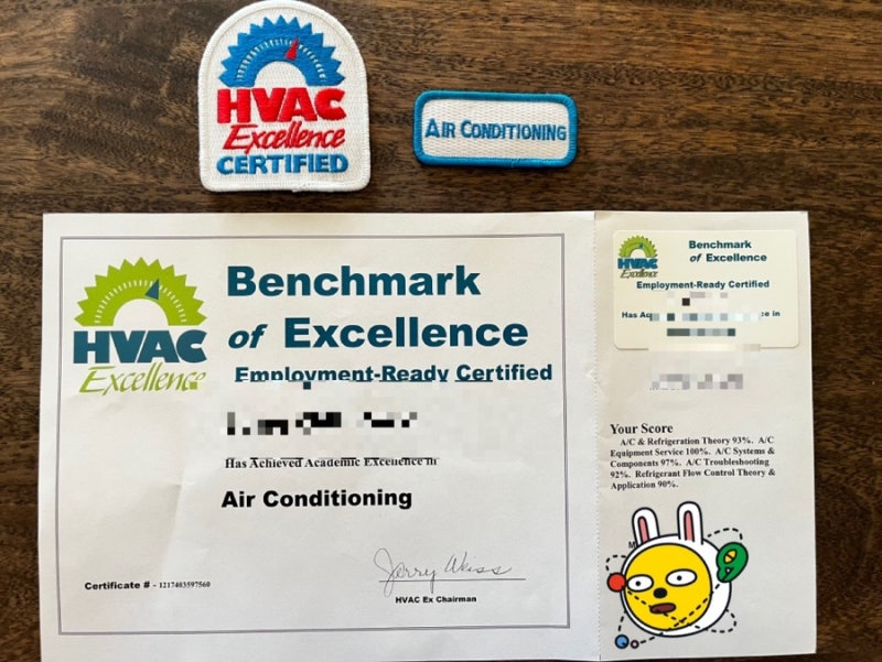 [Certification]HVAC of Excellence for Air Conditioning : 네이버 블로그